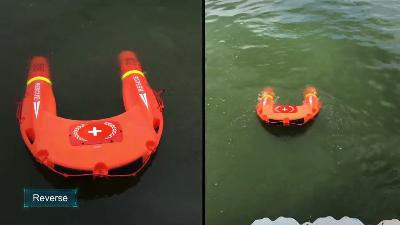 Intelligent Emergency Remote Control Lifebuoy Water Rescue Robot R2 ...