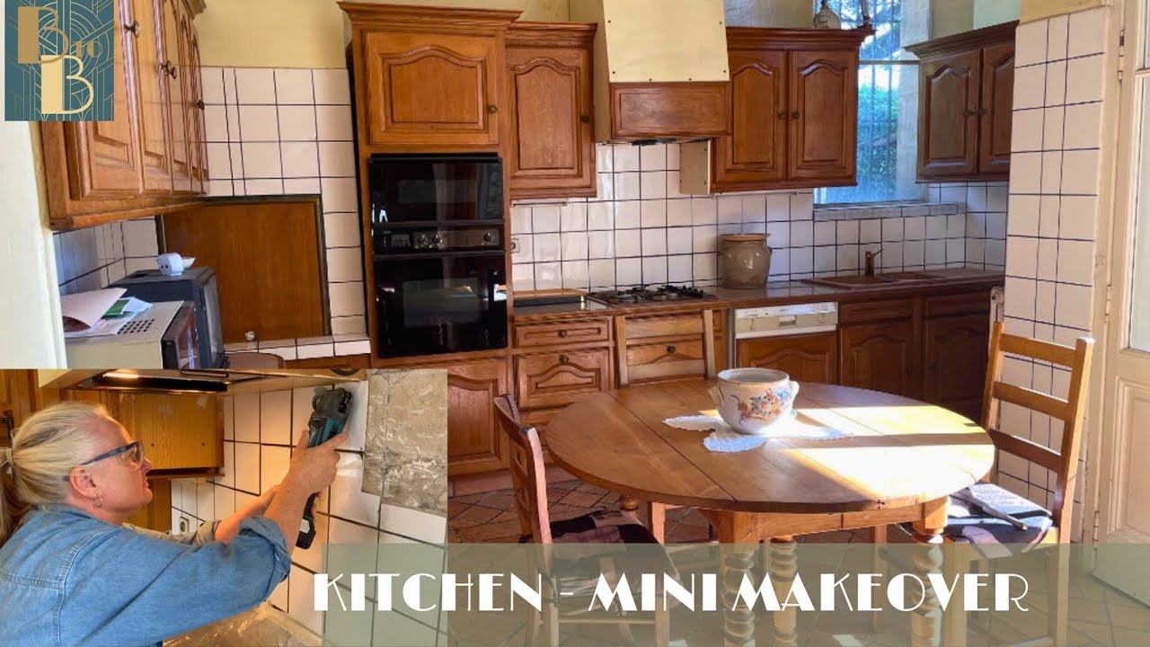 DIY Kitchen Mini Makeover - EP9 - YouTube