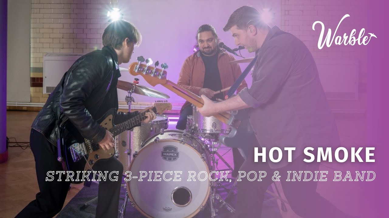Hot Smoke // Striking 3-Piece Rock, Pop & Indie Band // Book Now at ...