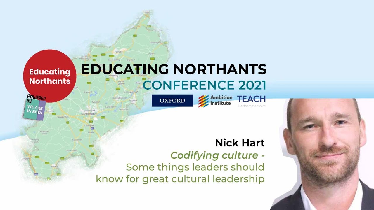 Nick Hart - Codifying culture - Some things leaders should know for ...