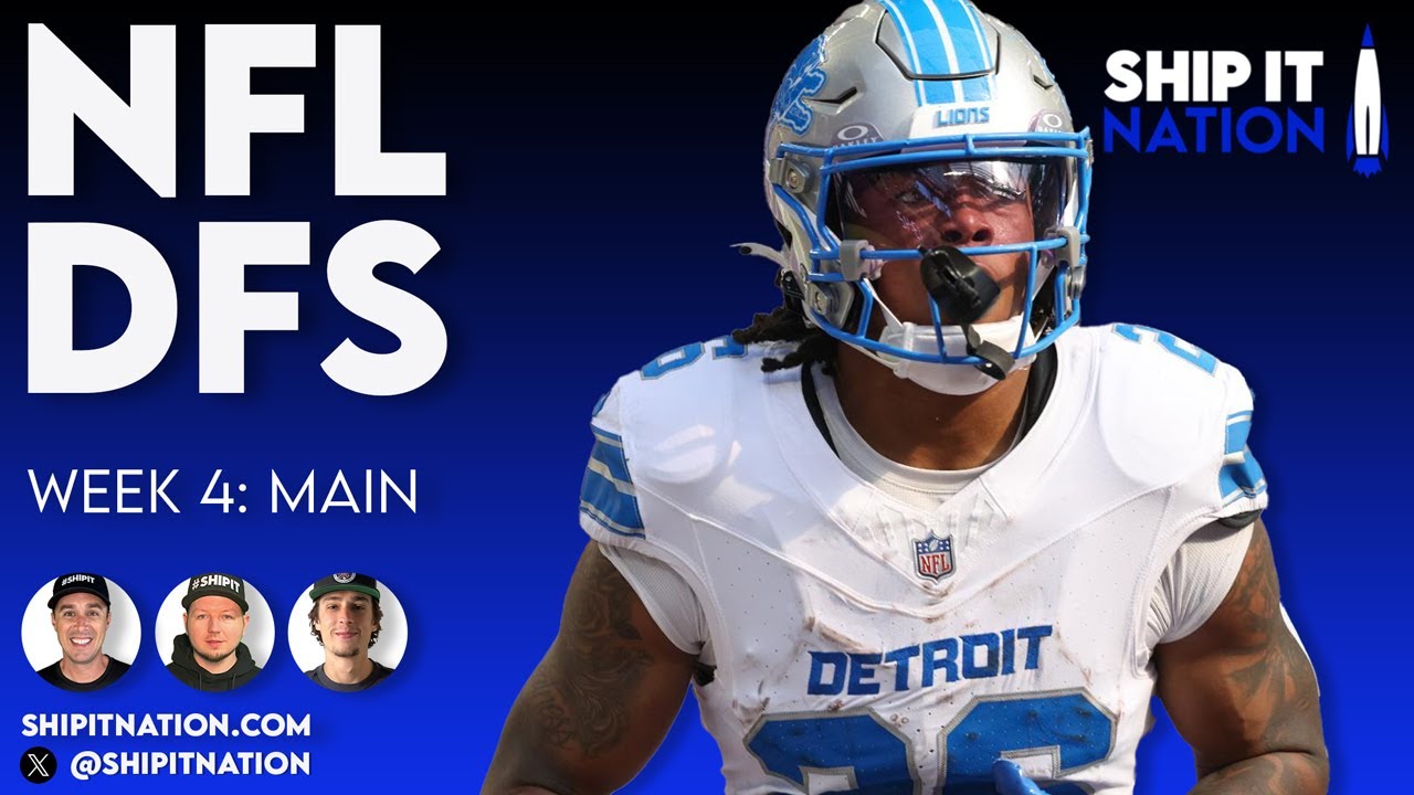 NFL Week 4 Main Slate | September 28, 2025 | DraftKings & FanDuel DFS ...