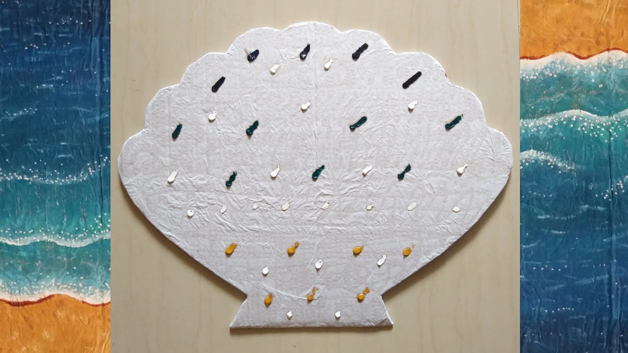 🐚 Easy + Realistic Ocean Painting | Tutorial for Beginners | How to 🐚 ...