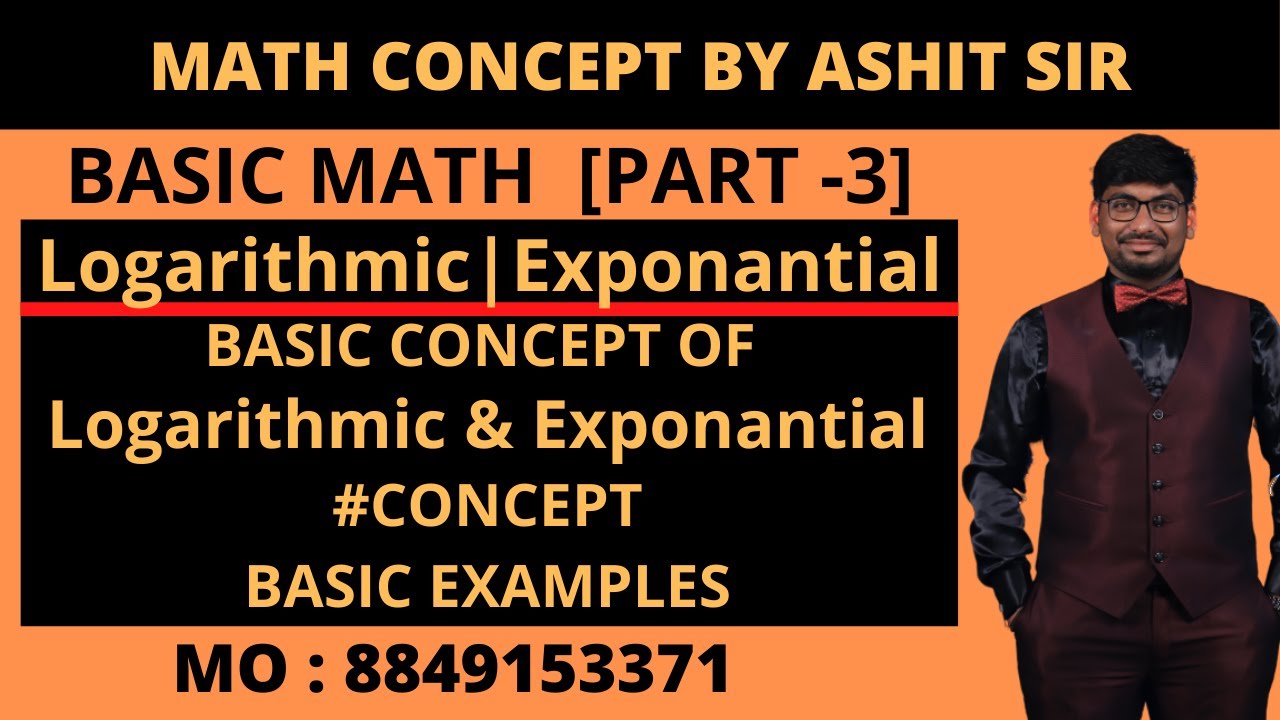 LOGARITHMIC FUNCTION || PART -3 || EXAMPLES || BASIC JEE || #CONCEPT - YouTube