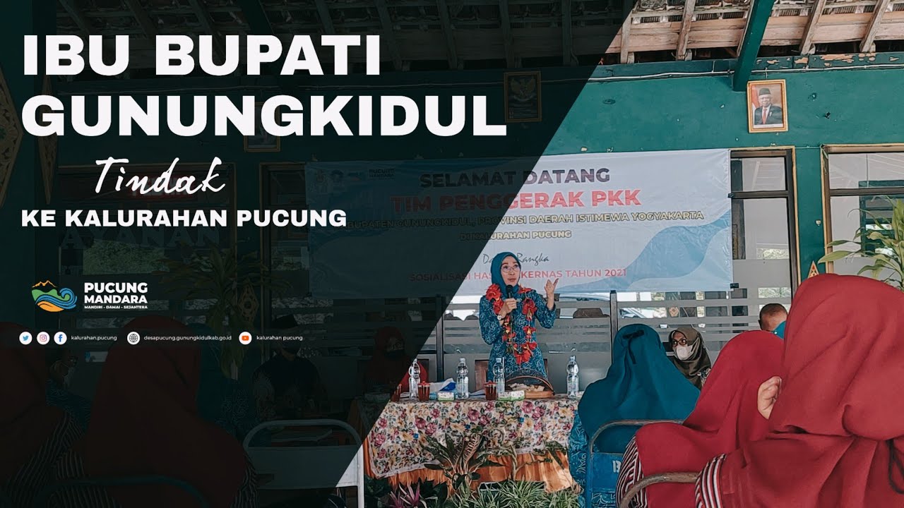 Ibu Bupati Gunungkidul Hj. Diah Sunaryanta Melakukan Sosialisasi di ...