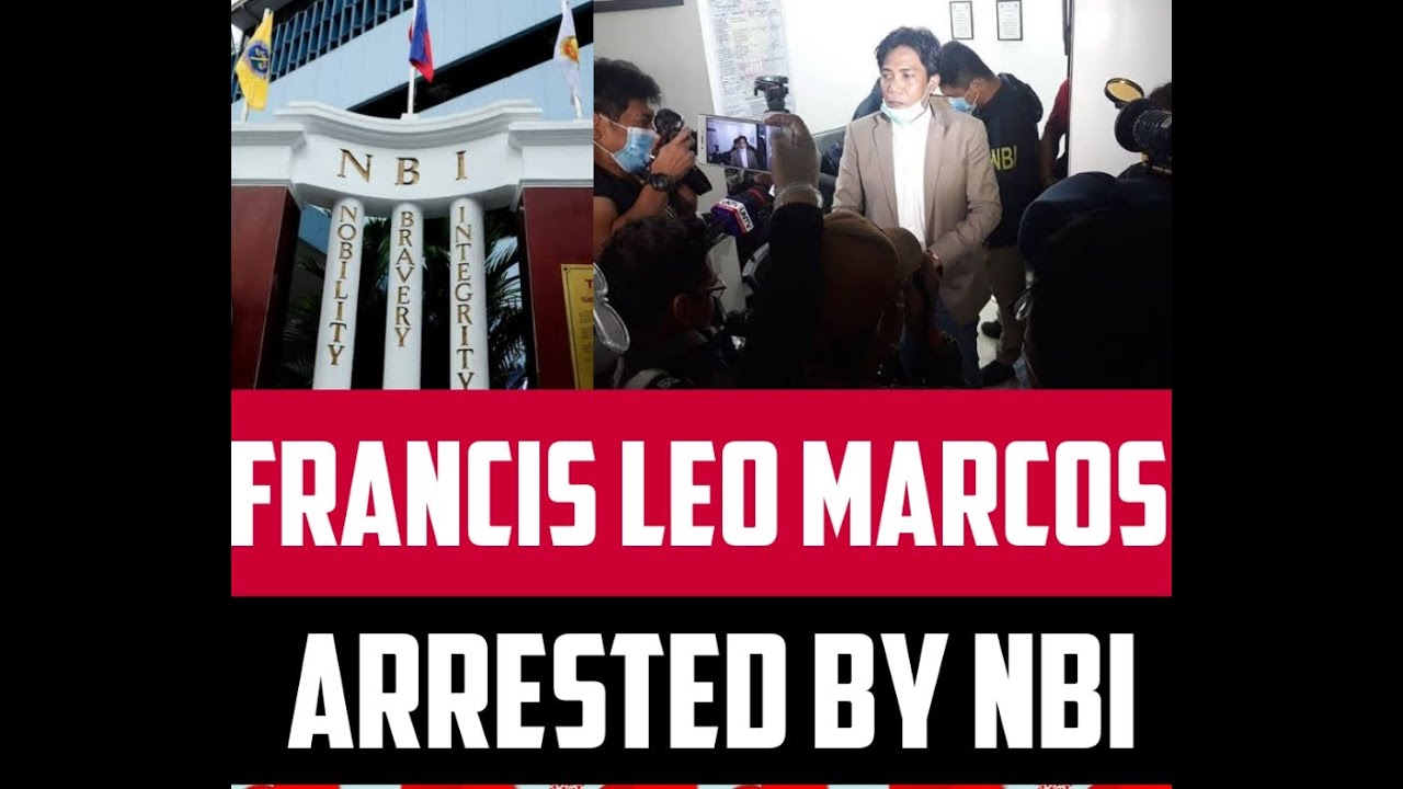FRANCIS LEO MARCOS || ARRESTED BY NBI - YouTube