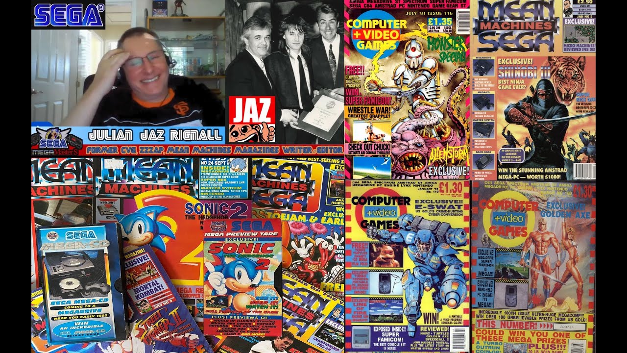 Julian "Jaz" Rignall of Mean Machines/C&VG/ZZAP! Magazines Interview ...