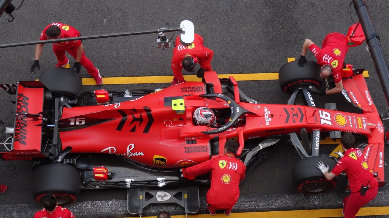 Pit Stop Charles Leclerc Gran Premio de F1 Mexico - YouTube