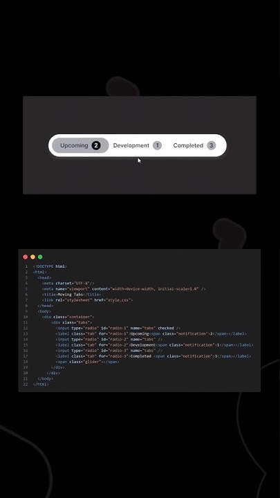 Moving Tab Using Html Css ππ Navigationbar Css Html Shorts Computer Coding Codinglife 8193