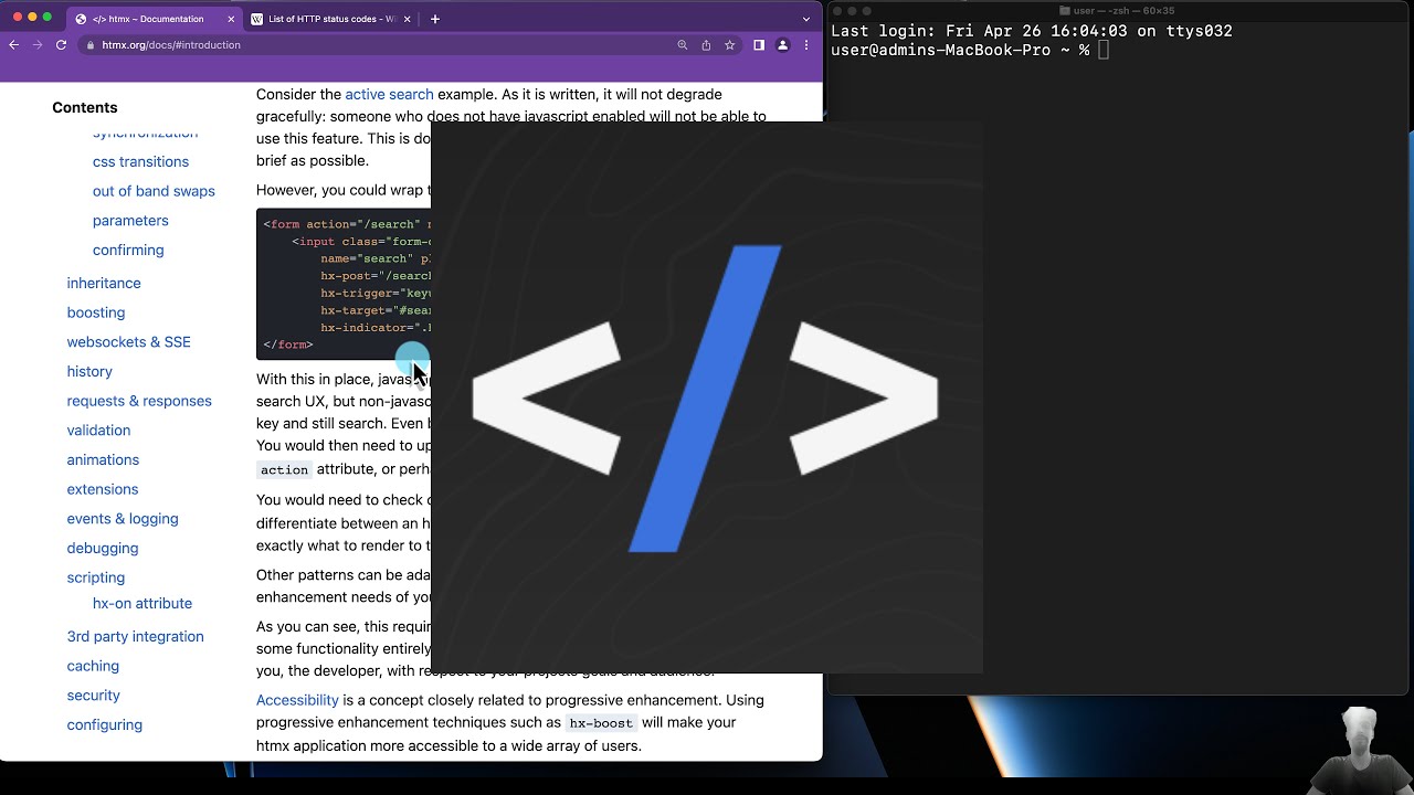 Learning HTMX - Part 1 - Read the docs - YouTube