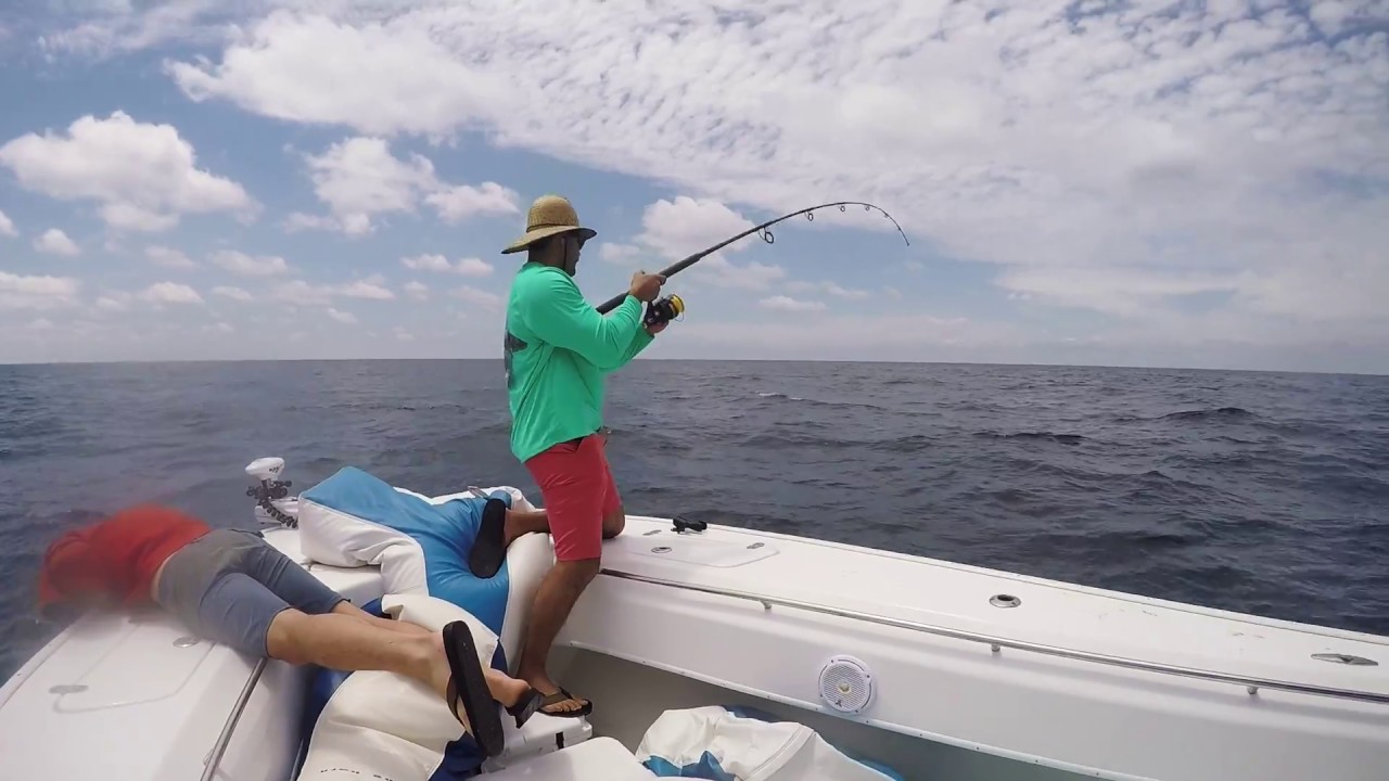 King Mackerel caught on The Marlin Hunter 4/27/18 - YouTube