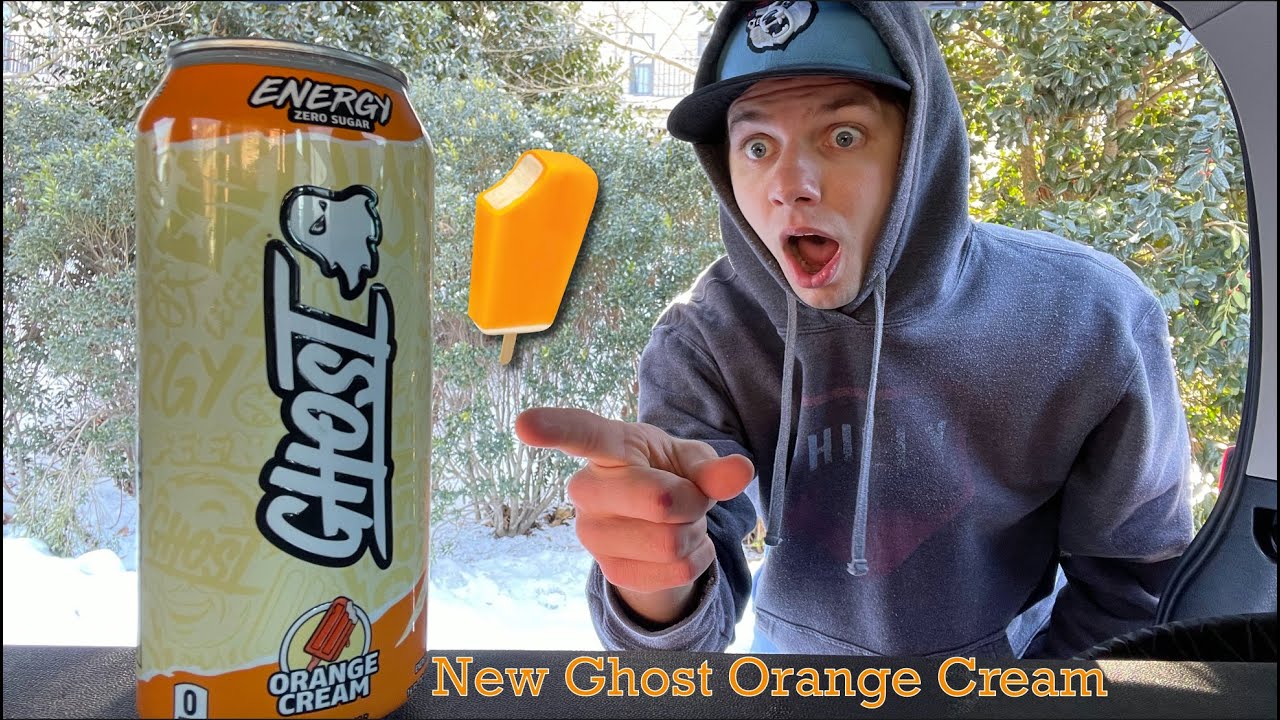Ghost Orange Cream Energy Drink Review - YouTube