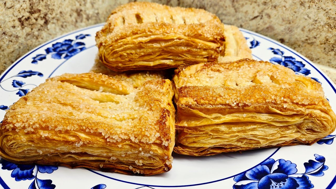 Como hacer este pan hojaldre Rellenos con mermelada de piña - YouTube