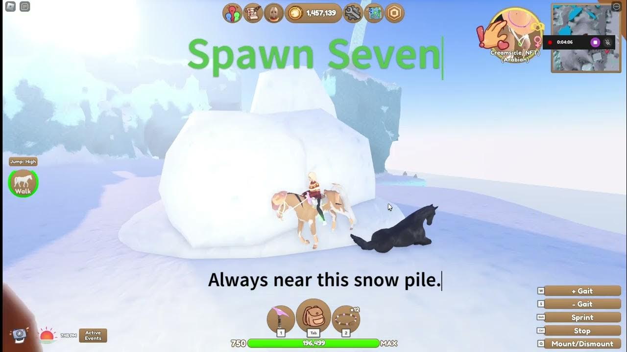 Roblox - Wild Horse Islands - Blizzard Spawn Locations - YouTube