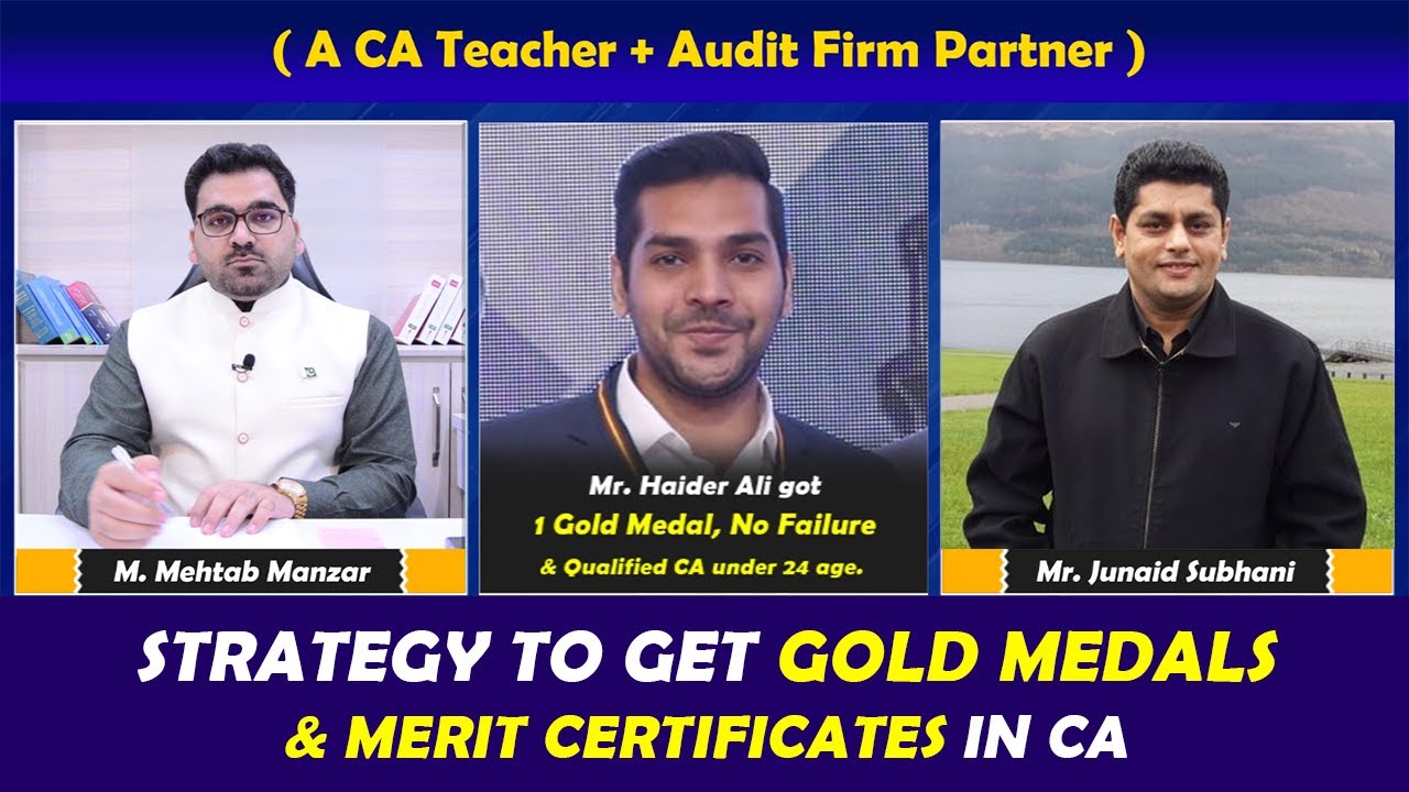 Strategy To Get Gold Medals in CA By A Perfect Mentor for CA Students ...