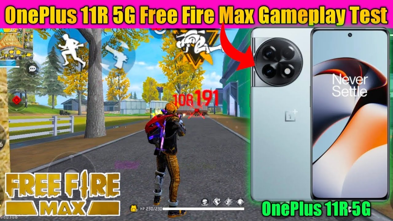 OnePlus 11R Free Fire Max Gameplay Test || OnePlus 11R Free Fire Max ...
