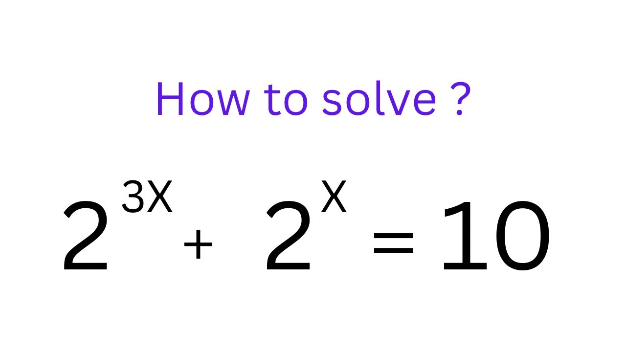 Math Olympiad Question | Solve for ‘X’ - YouTube