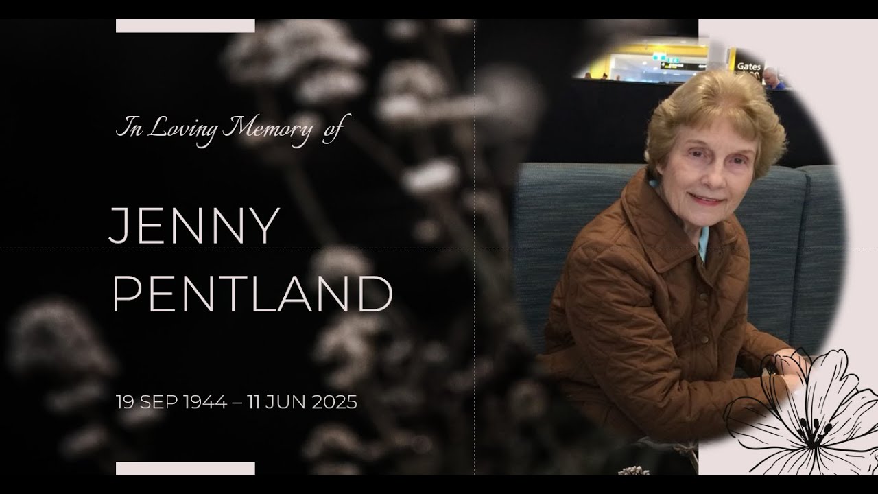 Funeral Service - Celebrating the life of Jennifer Pentland - YouTube