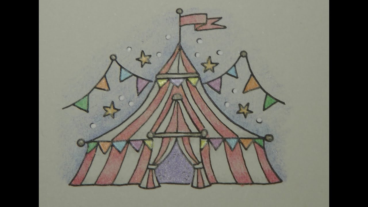 Adult Colouring Tutorial Big Top - from Worlds of Wonder by Johanna ...