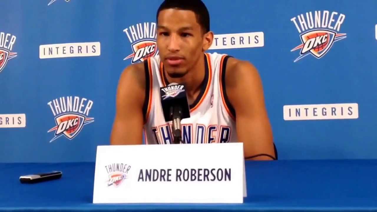 TGR - Andre Roberson Media Day - YouTube