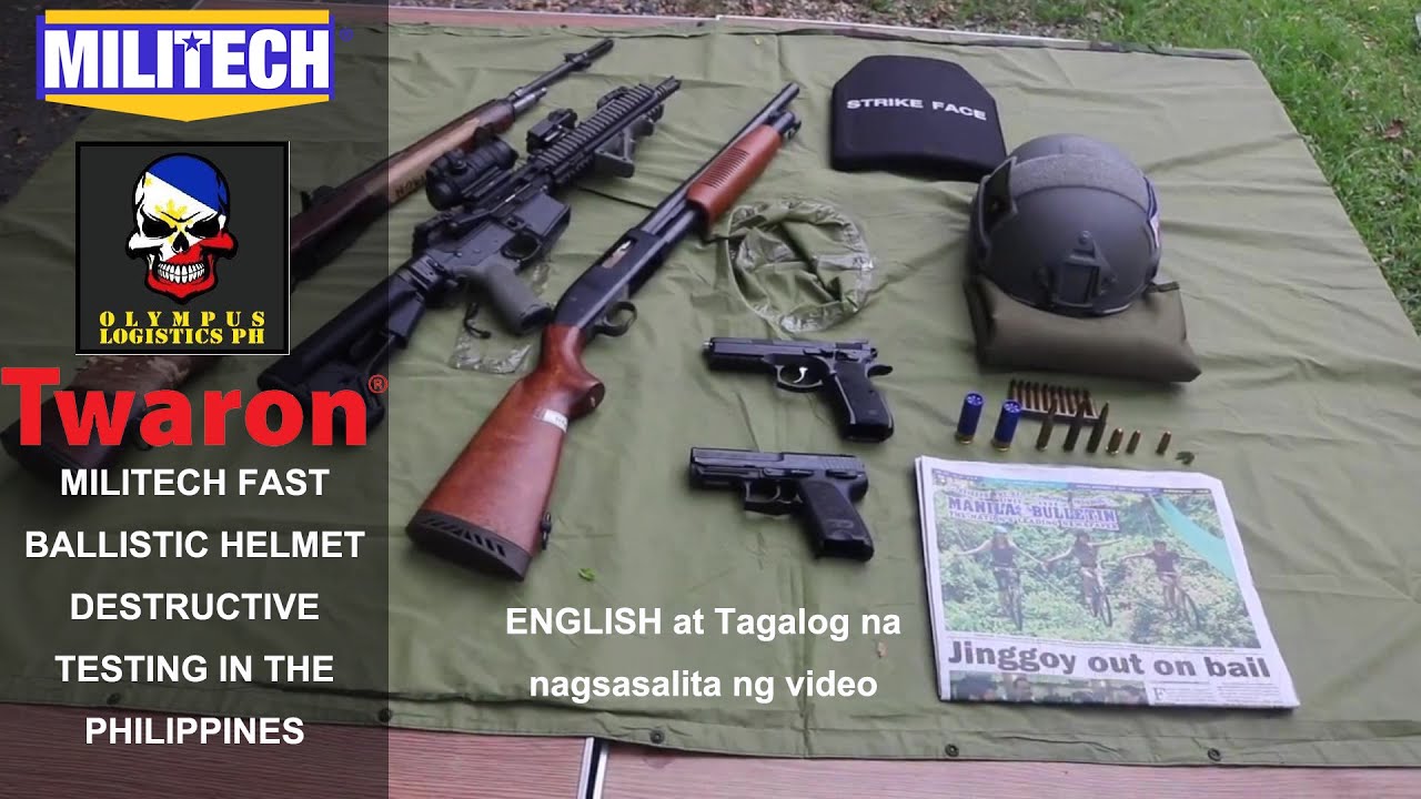 MILITECH Philippines' Level IIIA High Cut Ballistic Helmet's ...