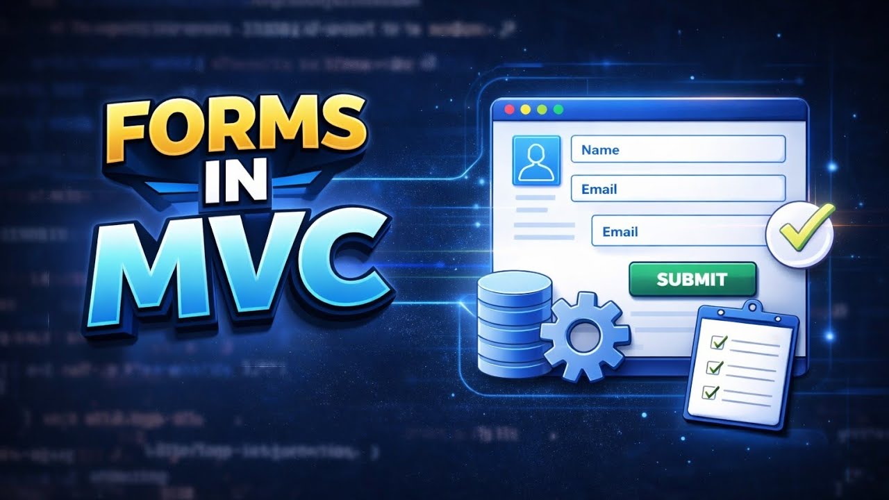 8. Forms in ASP.NET CORE MVC Explained | Beginner to Advanced Tutorial ...