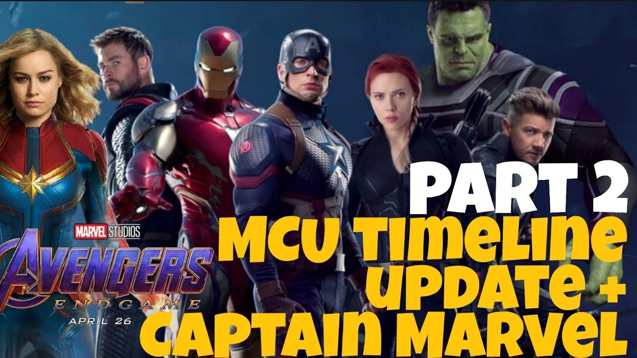 The Marvel Cinematic Universe Timeline ( THE INFINITY SAGA) Part 2 ...