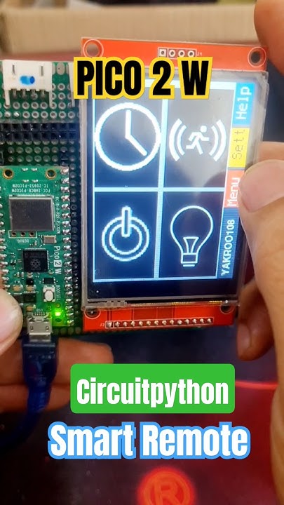 Pico 2 W Smart Remote:Circuitpython #trending #rp2350 - YouTube