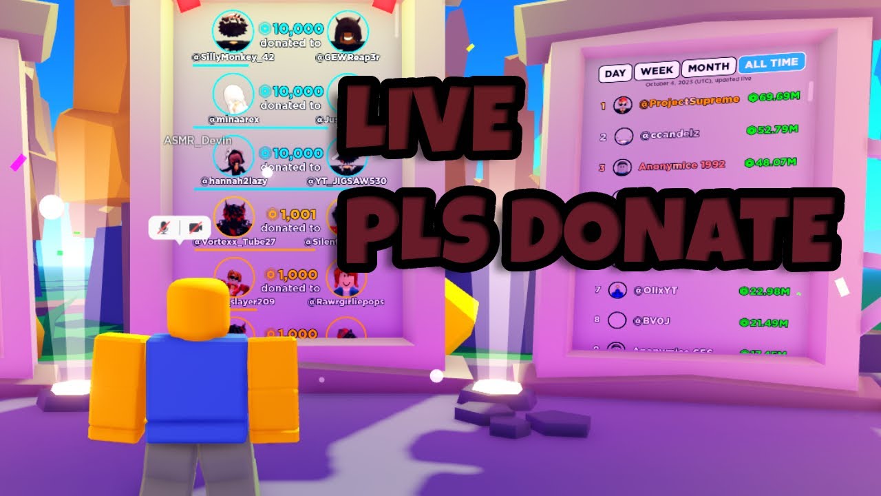 DOING DONATION BATTLES IN PLS DONATE!!! - YouTube