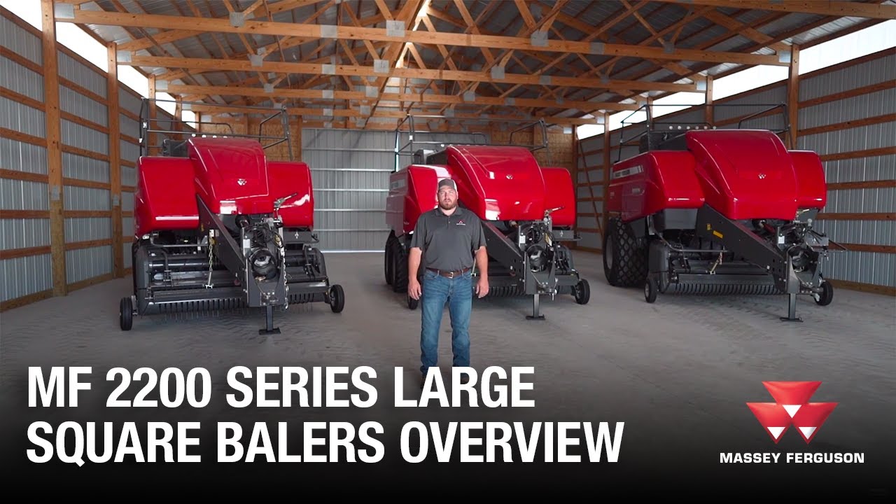 Overview of MF 2200 Series Large Square Balers - YouTube