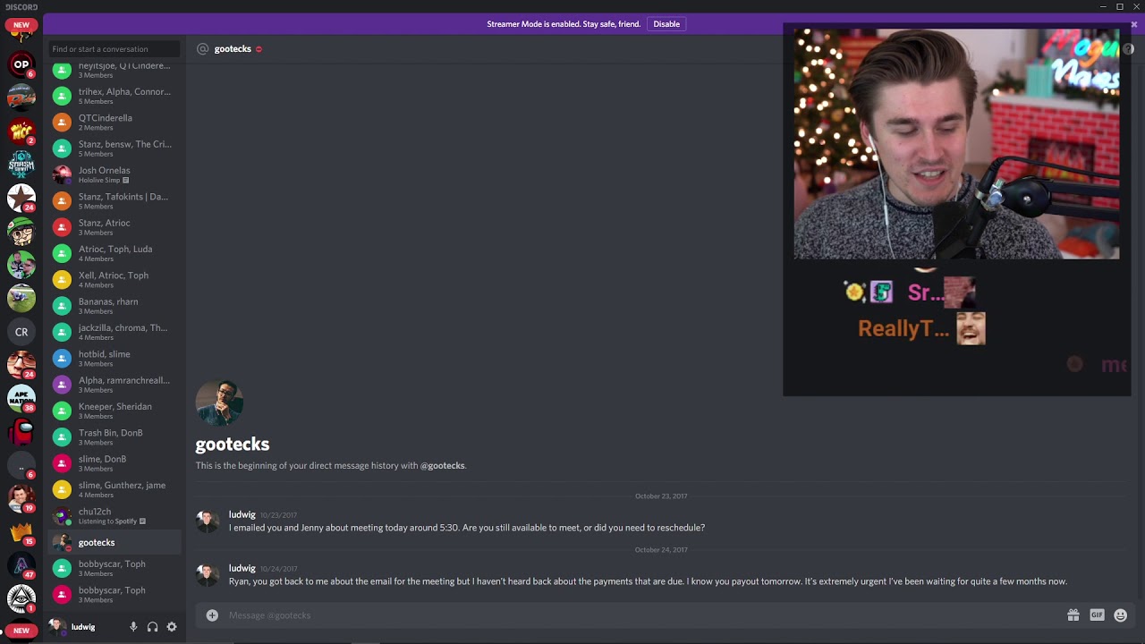 Gootecks (Face of PogChamp) Never Paid Ludwig - YouTube