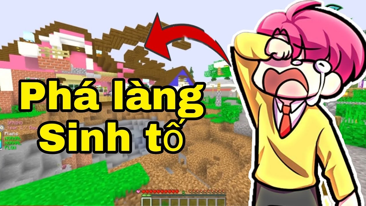 Phá banh làng SINH TỐ của HIHA và cái kết đây là máp fake - YouTube
