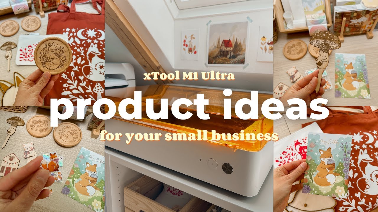 Make Products for your Art Business with the xTool M1 Ultra Craft ...