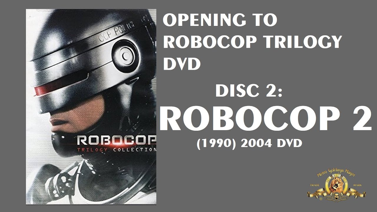 Opening To Robocop 2 (1990) 2004 [2020 Reprint] DVD - YouTube