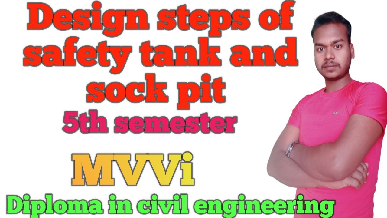 Design of septic tank and sock pit|How to design septic tank|sock pit ...
