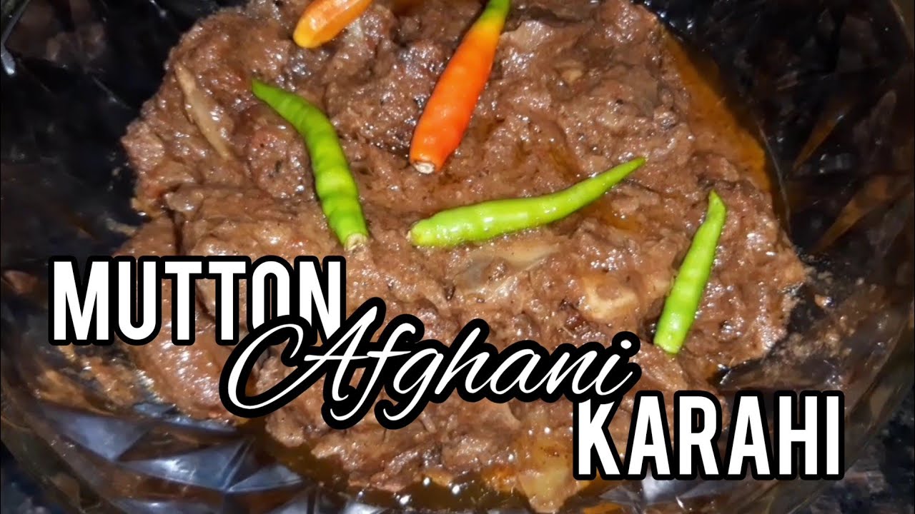 Mutton Afghani Karahi Recipe | Mutton Karahi |Restaurant Style Mutton Afghani Karahi | ASWI ...