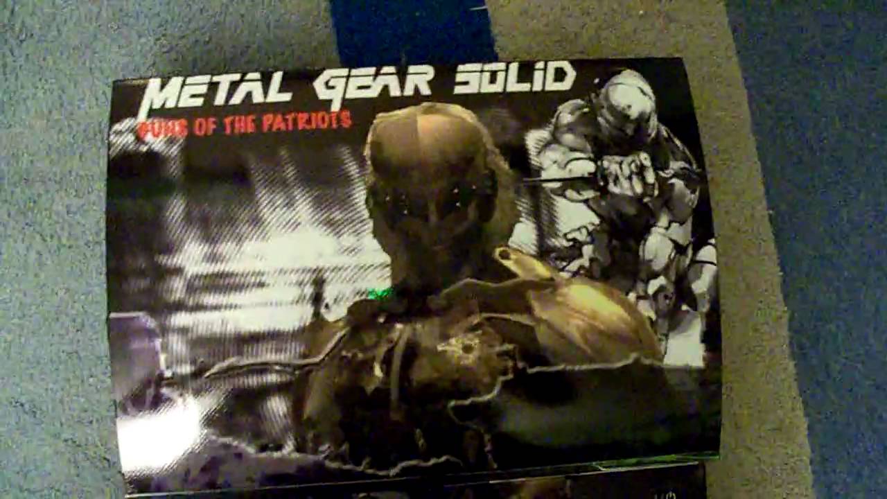 Metal Gear Solid 4 Custom Ps3 Skin - YouTube