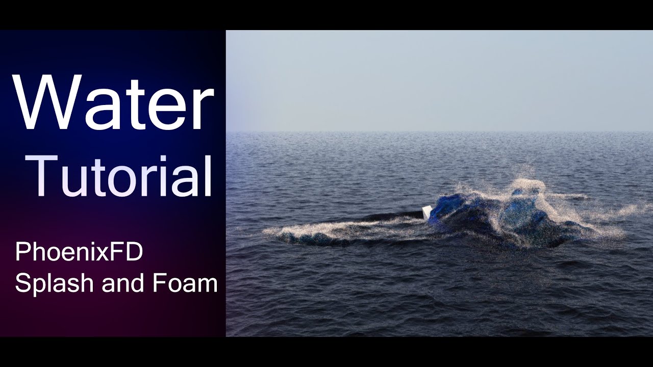 Water Simulation 3ds max tutorial with phoenixfd - YouTube