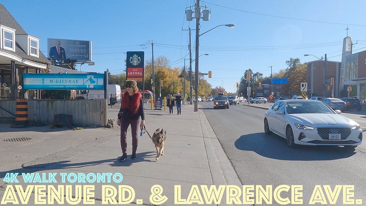Upper Avenue Road x Lawrence Avenue West (October 2022): 4K Walk ...