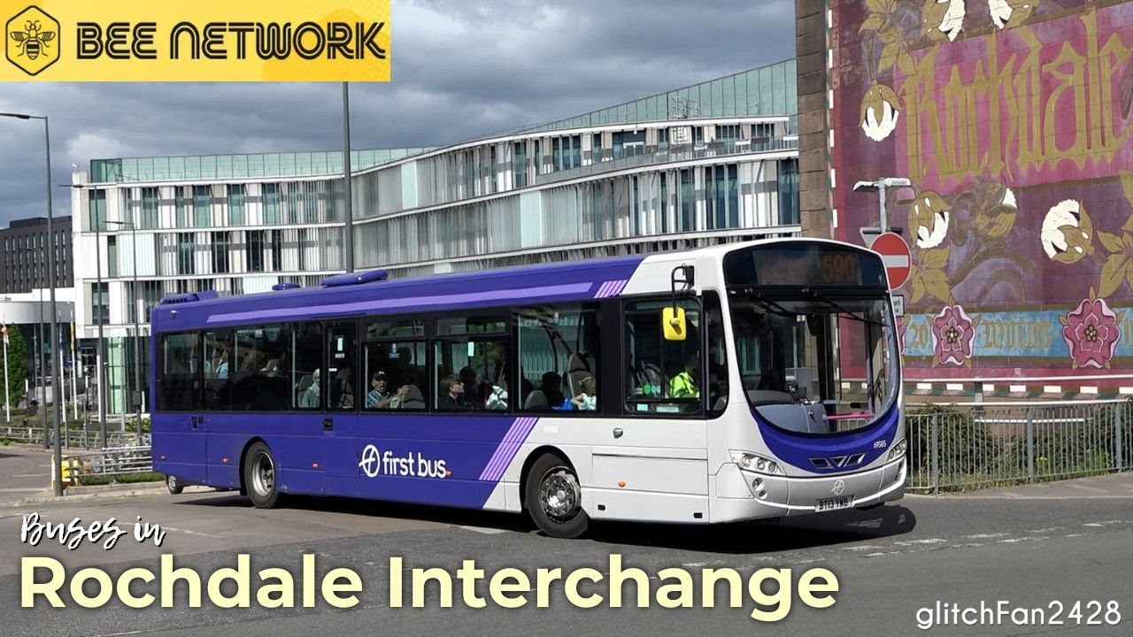 Buses at 🐝 Rochdale Interchange, England 2025 - YouTube