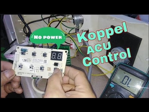 Koppel window type aircon control panel no power how to repair - YouTube