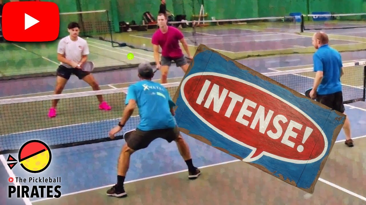 Intense 4.5+ Pickleball Featuring Pro Ethan - YouTube