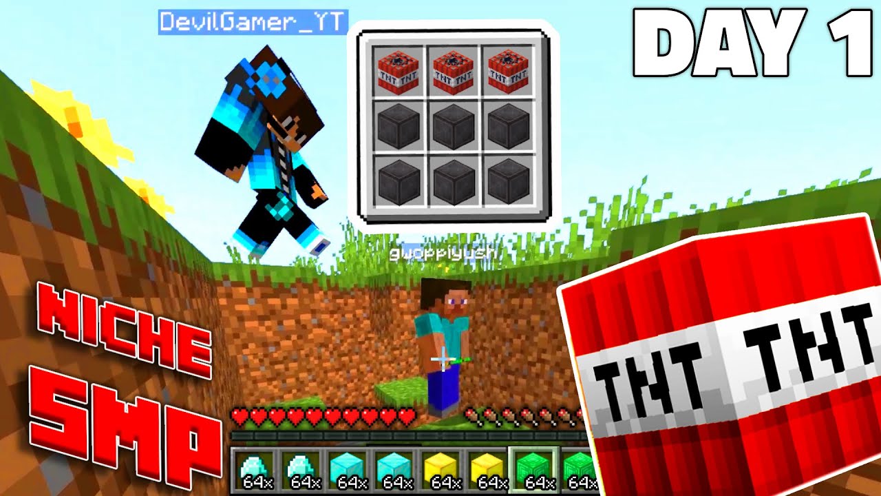 MINING IN THE WORST MINECRAFT SMP - DAY 2 - YouTube