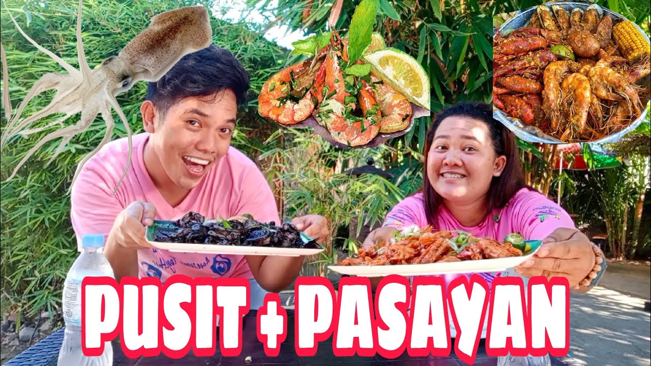 PUSIT + PASAYAN AT RYAN'S KAWAYANAN SEAFOODS MUKBANGS | JING ASTOR ...