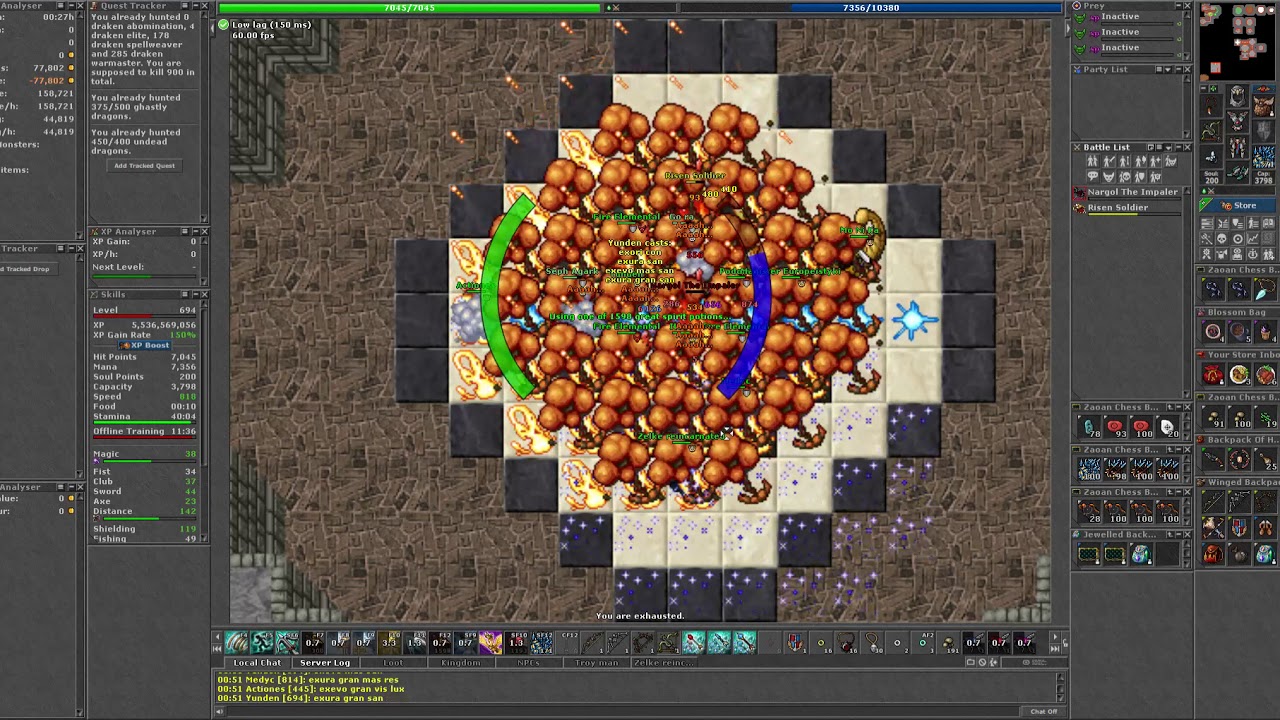 King Zelos - Tibia - YouTube