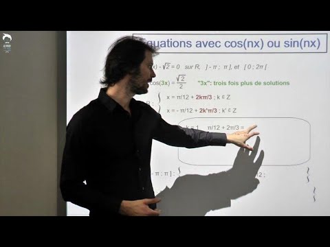 Les équations avec cos(nx) ou sin(nx) 2/2 - YouTube