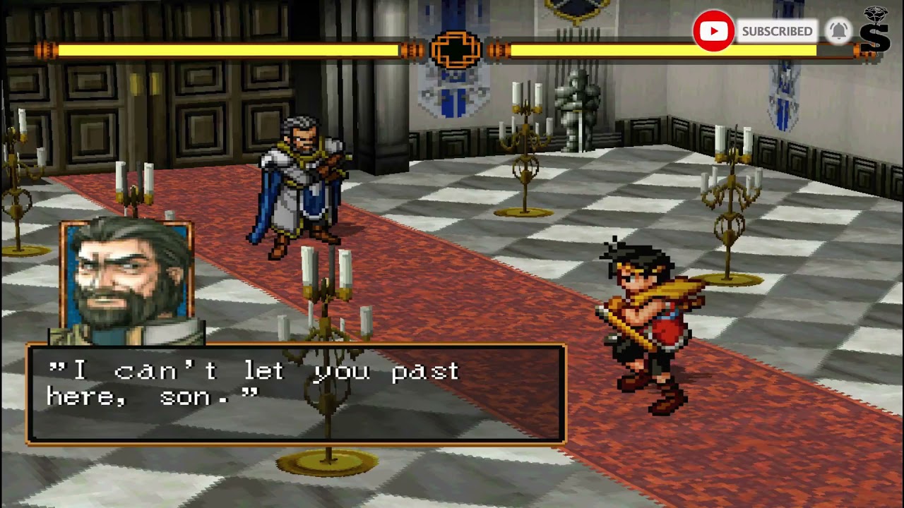 Suikoden 2 Riou vs Han Cunningham - YouTube