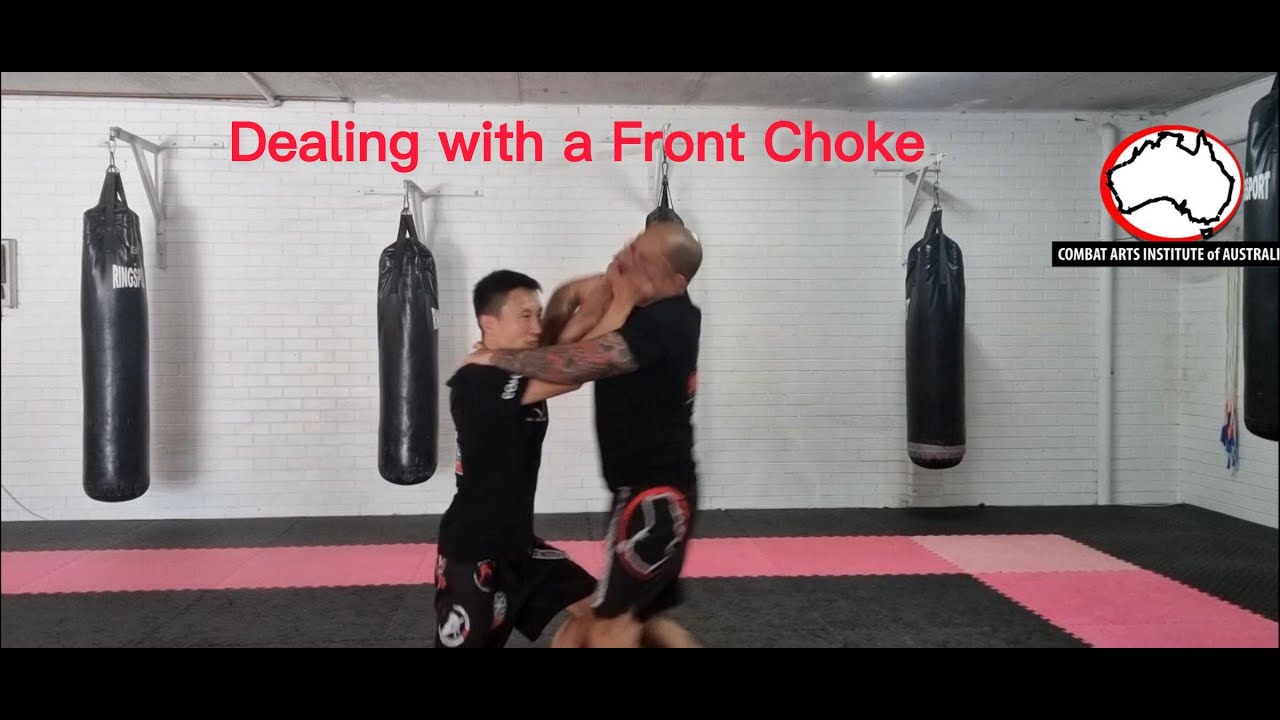 Defense Against Front Choke - YouTube