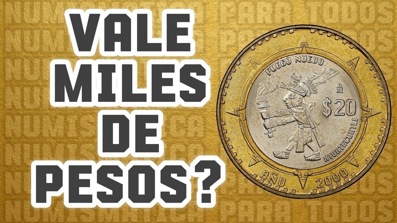 20 pesos Fuego Nuevo 2000 - 2001,Monedas de México. - YouTube