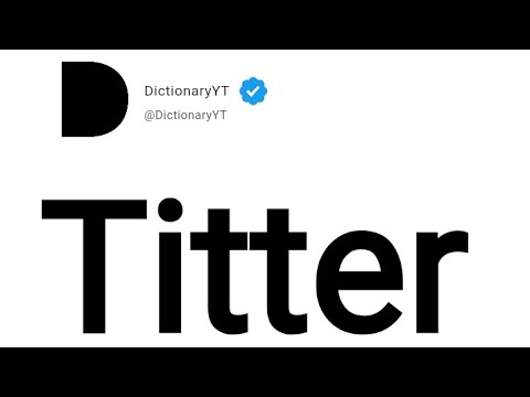 Titter Meaning in English - YouTube