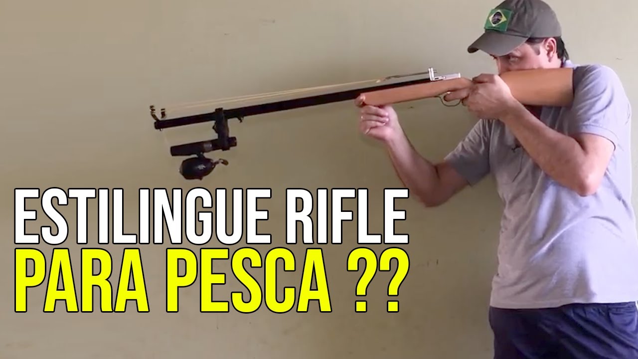 Estilingue Rifle M2 com Acessório para Pesca - YouTube